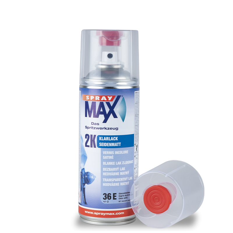 SPRAYMAX® 2K CLEAR COAT SATIN 400 ML - Dosen